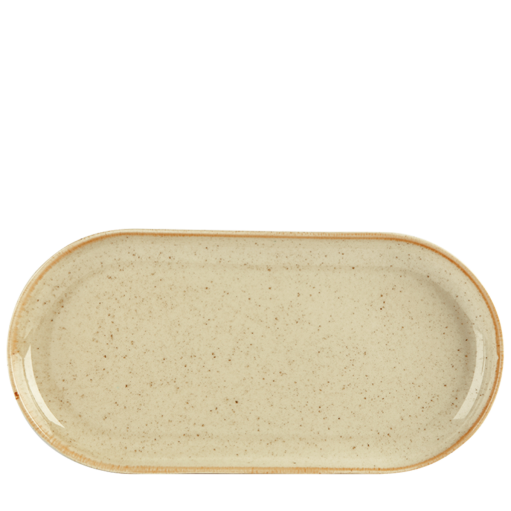 Seasons Wheat Narrow Oval Plate 32cm x 20cm/12.5″ x 8″ - Sugar & Lime
