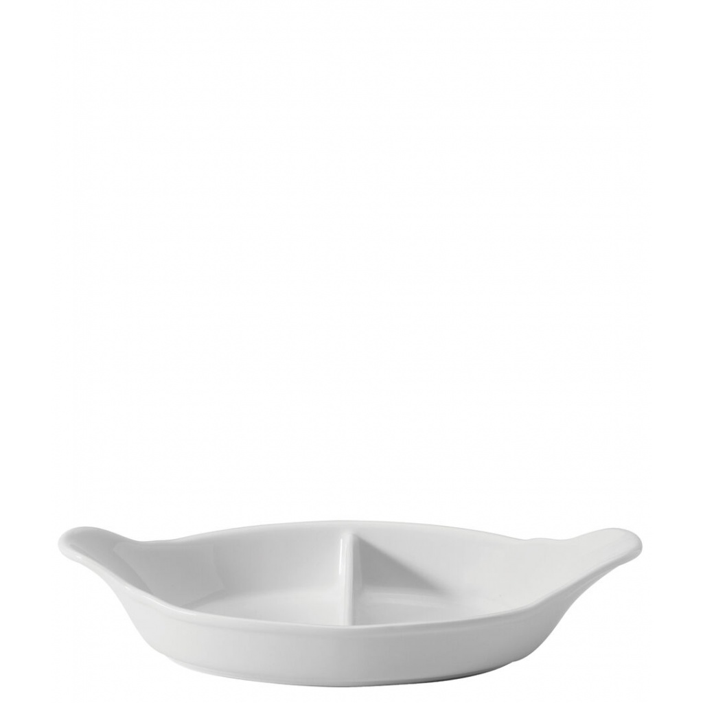 Titan Oval Eared Divided Dishes 11″ (28cm) - Sugar & Lime