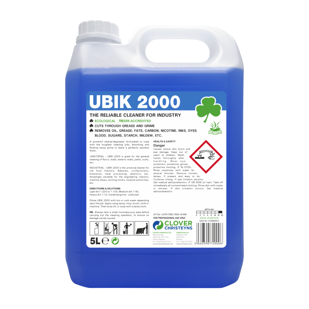Ubik 2000 Universal Cleaner Concentrate 5L - Sugar & Lime