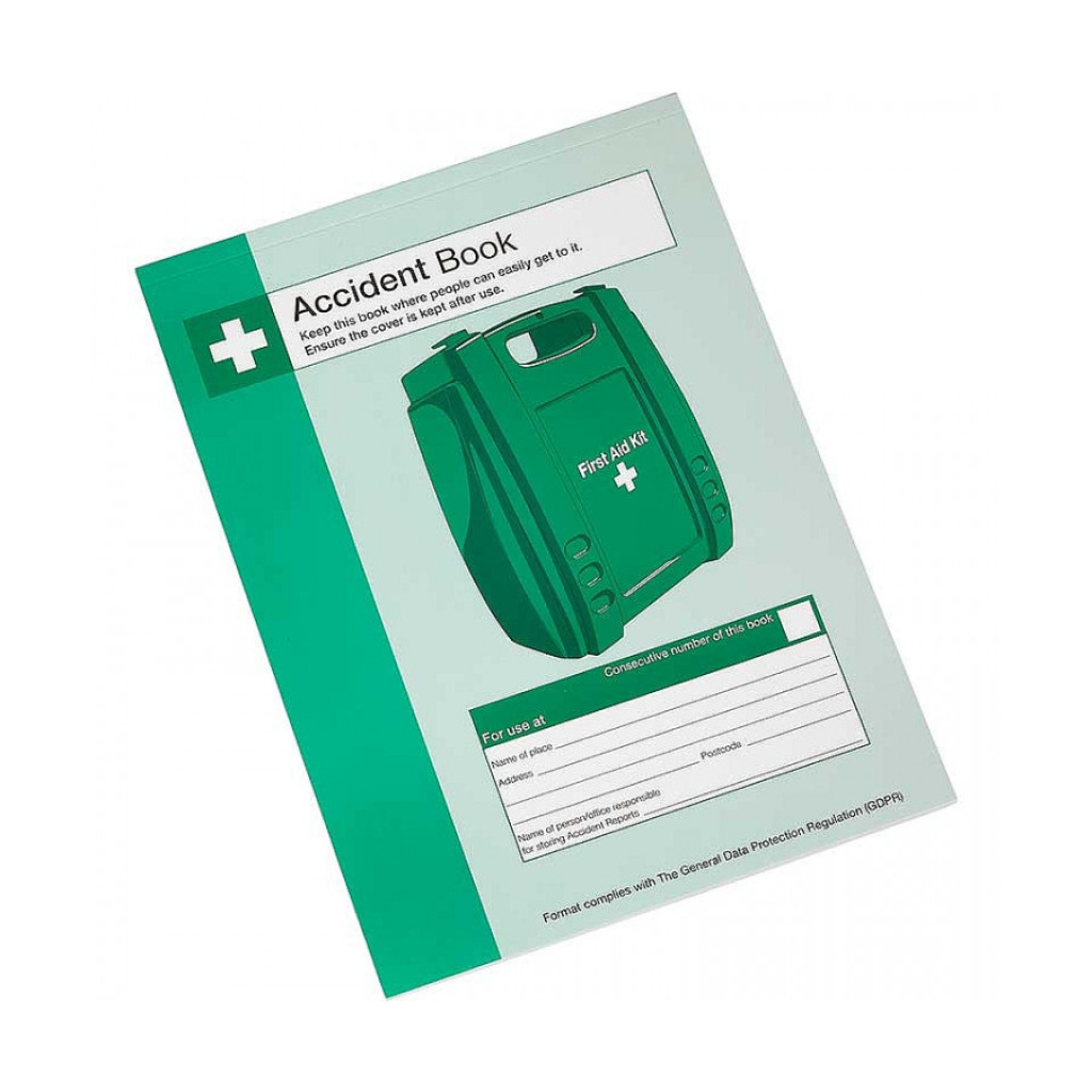 First Aid Accident Book A4 - Sugar & Lime