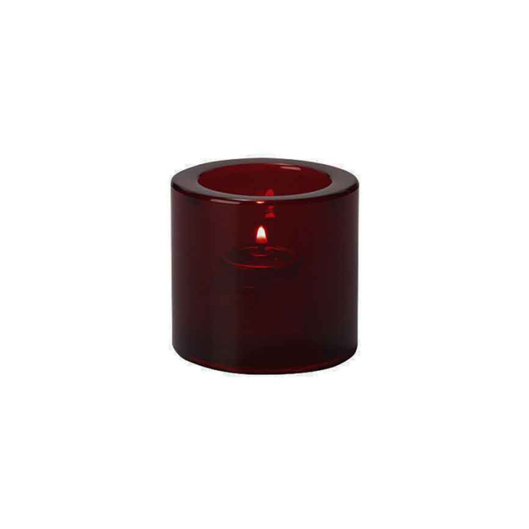 Thick Round Votive Red - Sugar & Lime